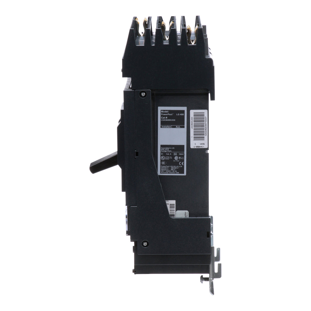 Square D LGA36400U33X Circuit breaker PowerPacT L 400A 3 Pole 600VAC ...