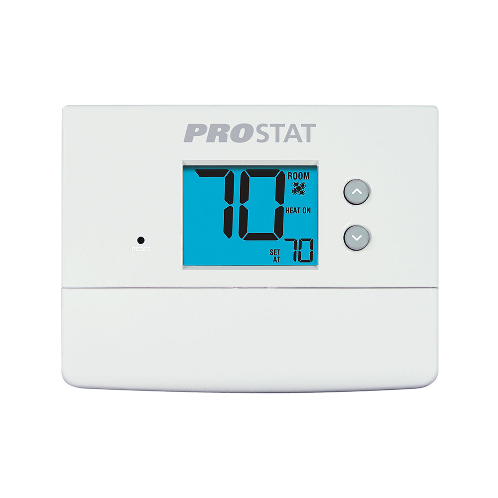 PROSTAT PRS3210 , Thermostat, Non-Programmable, +/-1 degF, 3 A, Bright ...